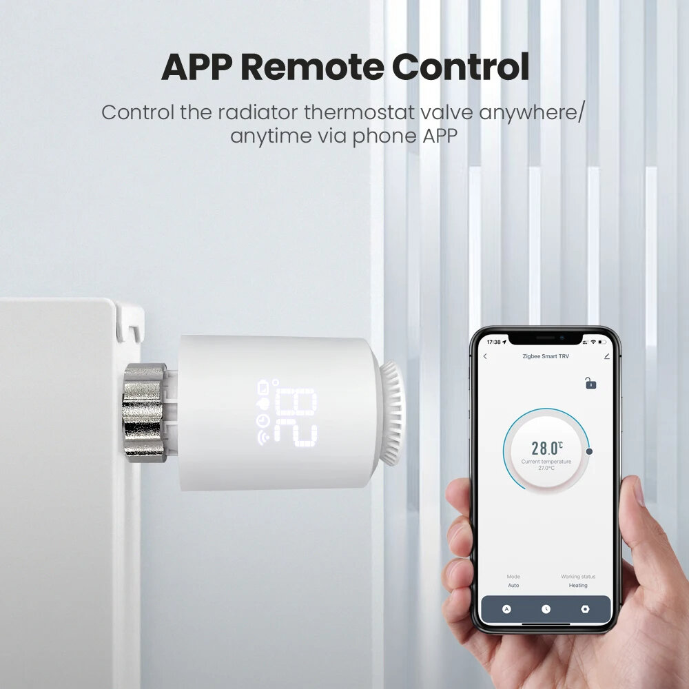 Tuya Smart Zigbee 3.0 Thermostat Radiator Valve Actuator with Voice ... Tuya Smart Zigbee 3.0 Thermostat Radiator Valve Actuator with Voice ...