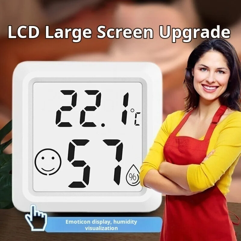 Wall-Mounted Digital Thermometer Hygrometer High-Precision Indoor ...